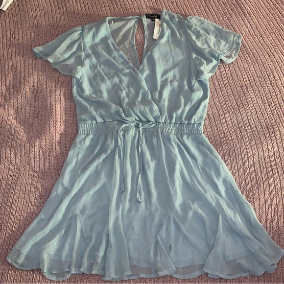 Francesca's Collections | Dresses | New Francescas Light Blue Mini ...